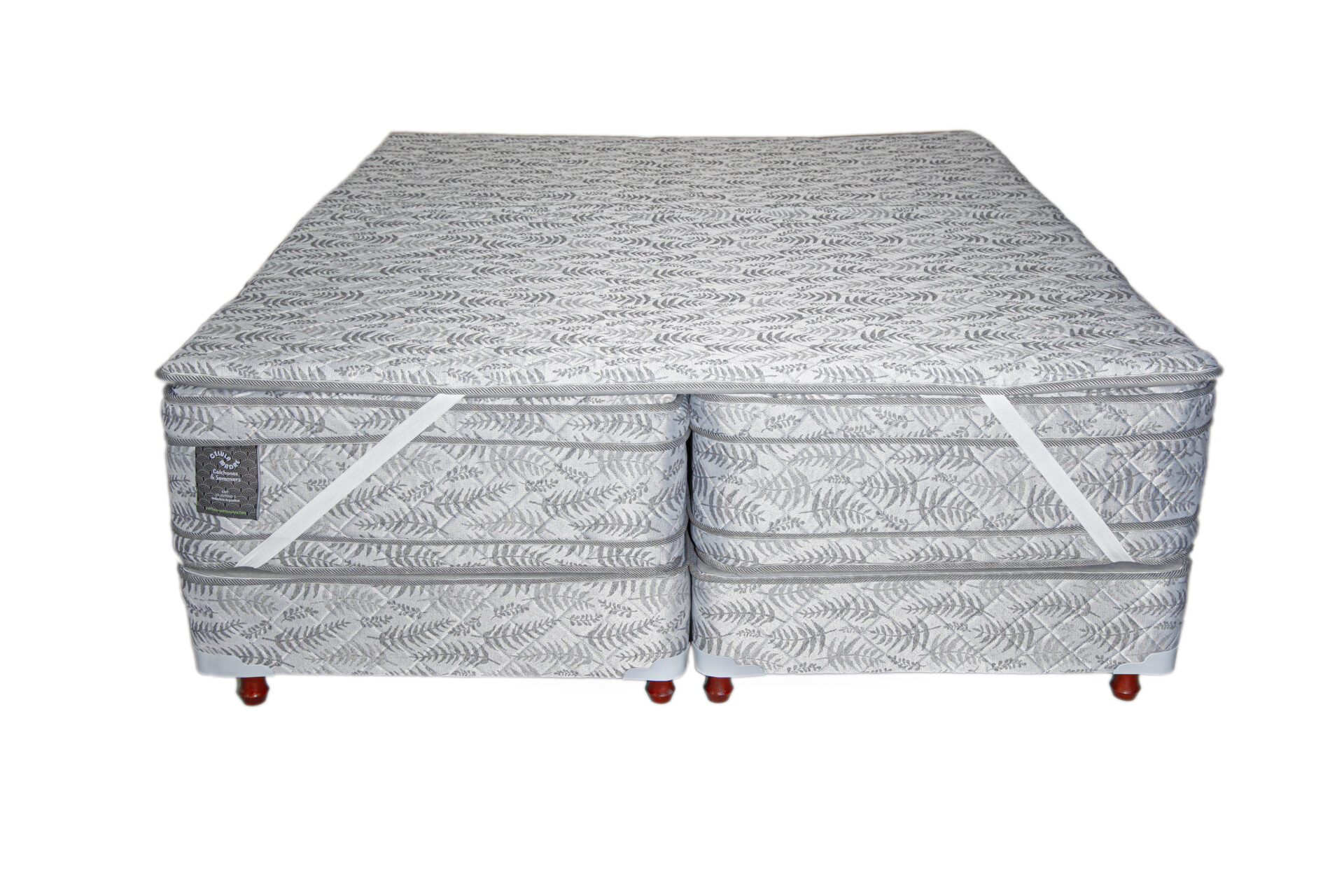 Base y Colchón 190x200 - Conjunto Hotelero - Hasta 120kg - Pillows a tu ...