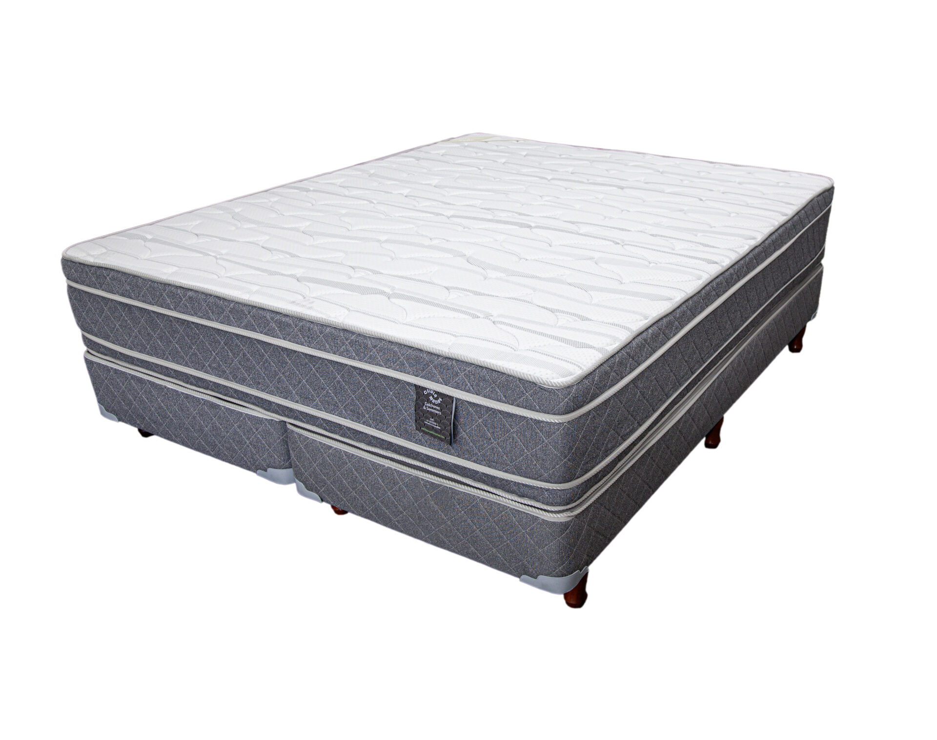 Base y Colchón 190x140 - Resortes Individuales Pocket - Hasta 130 kg ...