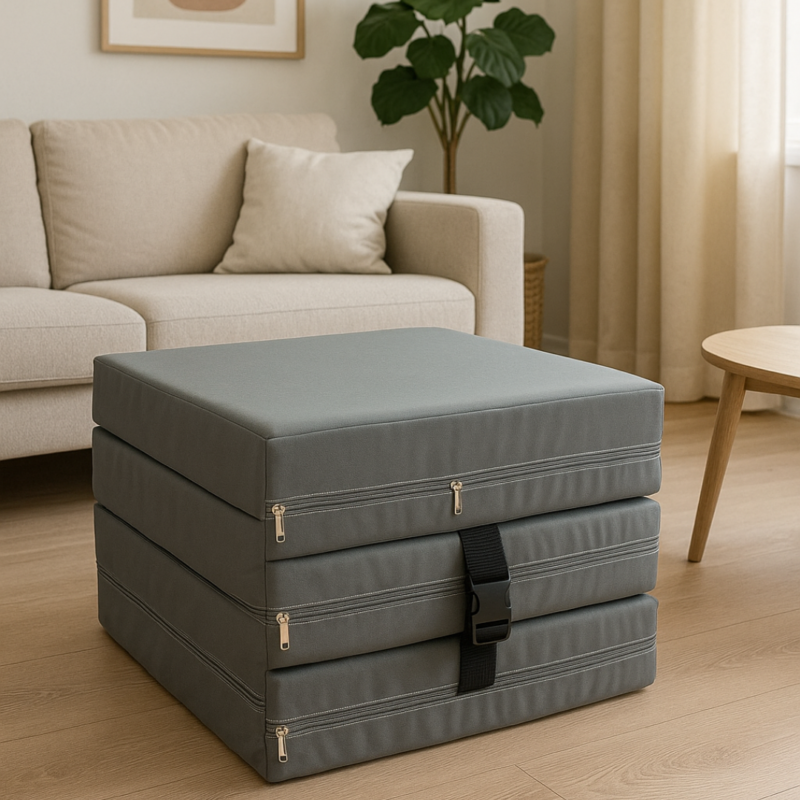 Colchón Plegable Eco 190x70 Impermeable | Para Niños y Adultos